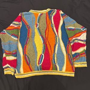 COOGI | Sweaters | Vintage Multi Color 3d Coogi Knit Sweater | Poshmark
